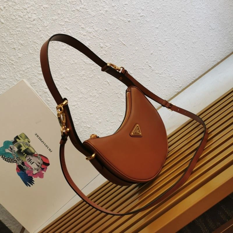 Brand-authenticated Prada Hobo Bags
