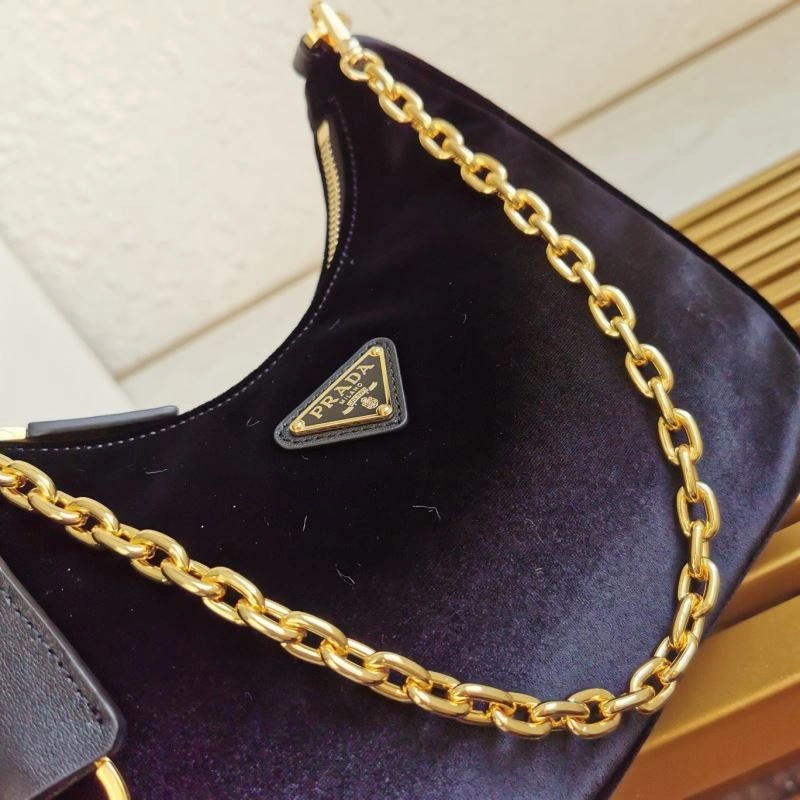 Brand-authenticated Prada Hobo Bags