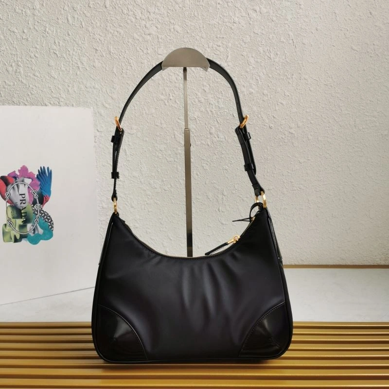 Brand-authenticated Prada Hobo Bags