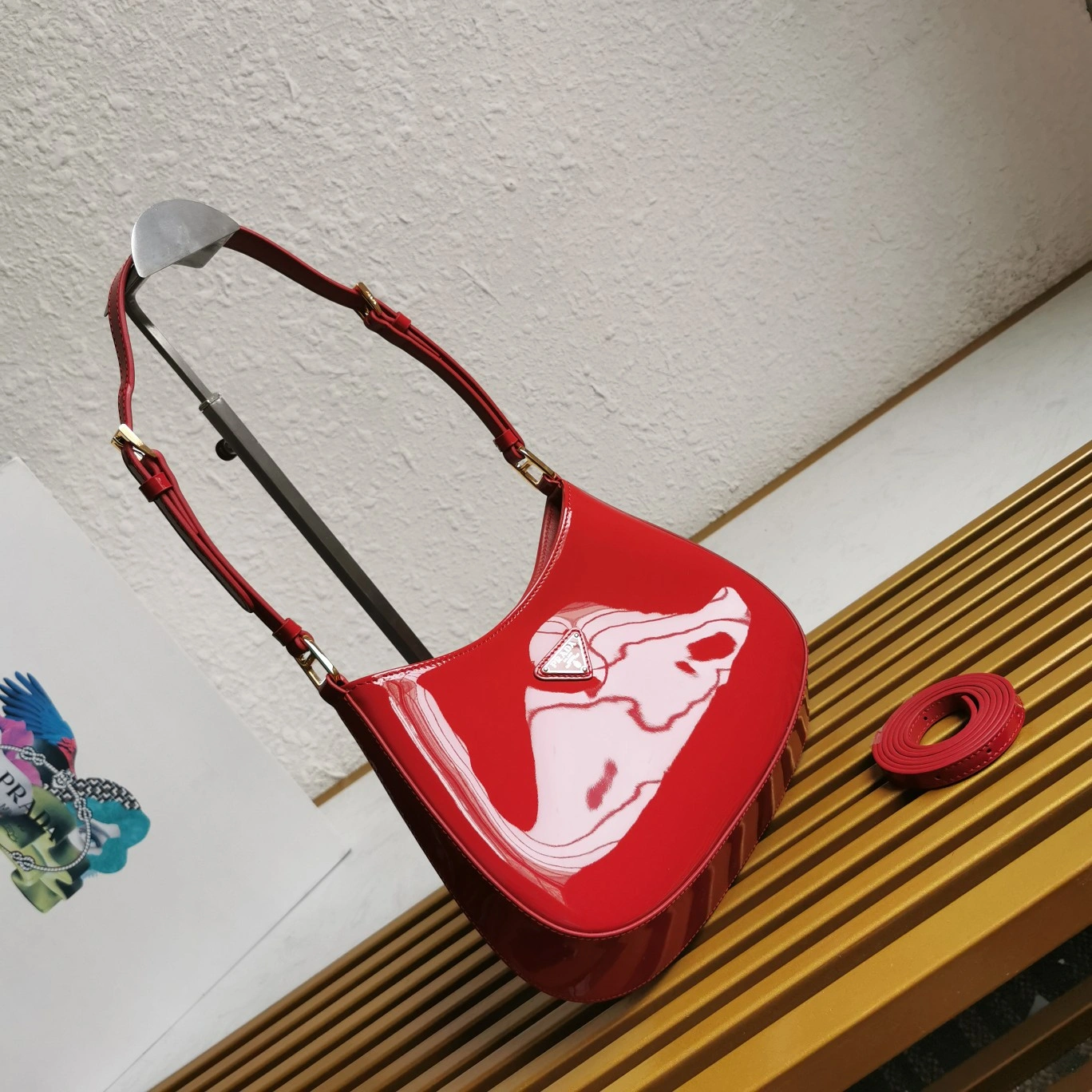 Top mirror Prada Hobo Bags