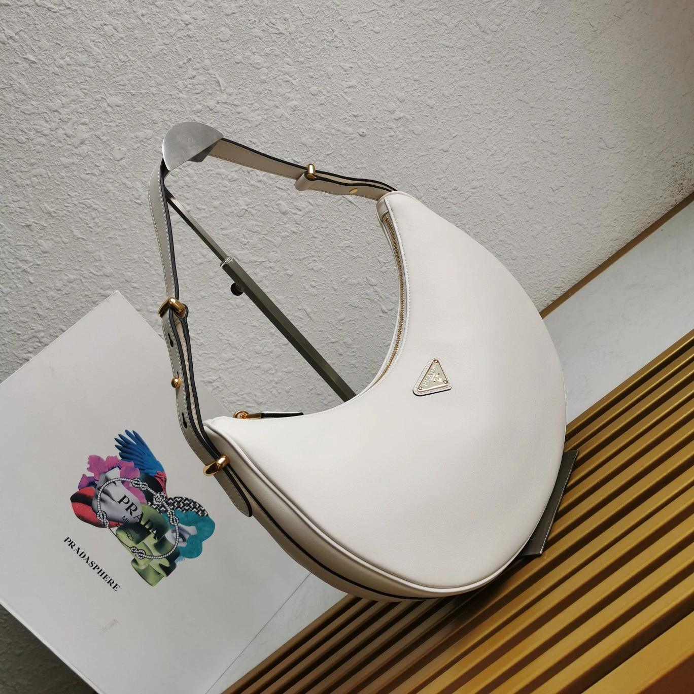 Top mirror Prada Hobo Bags