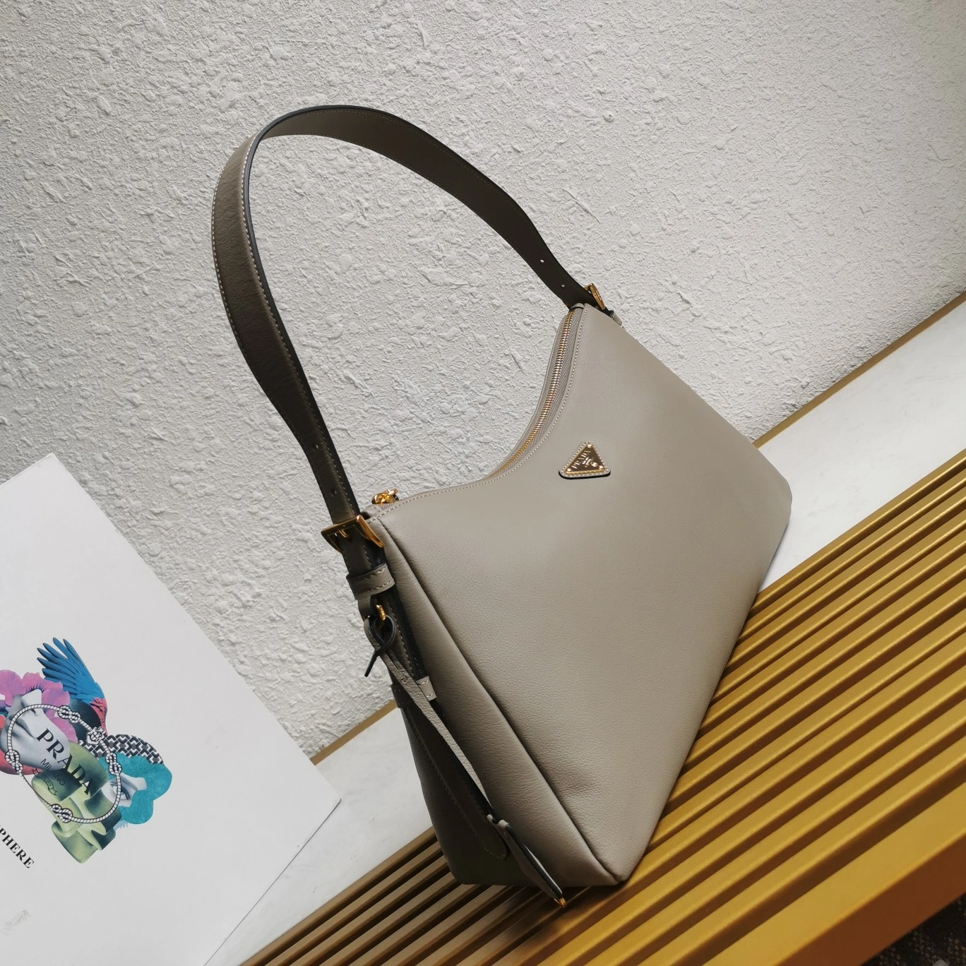 Brand-authenticated Prada Hobo Bags