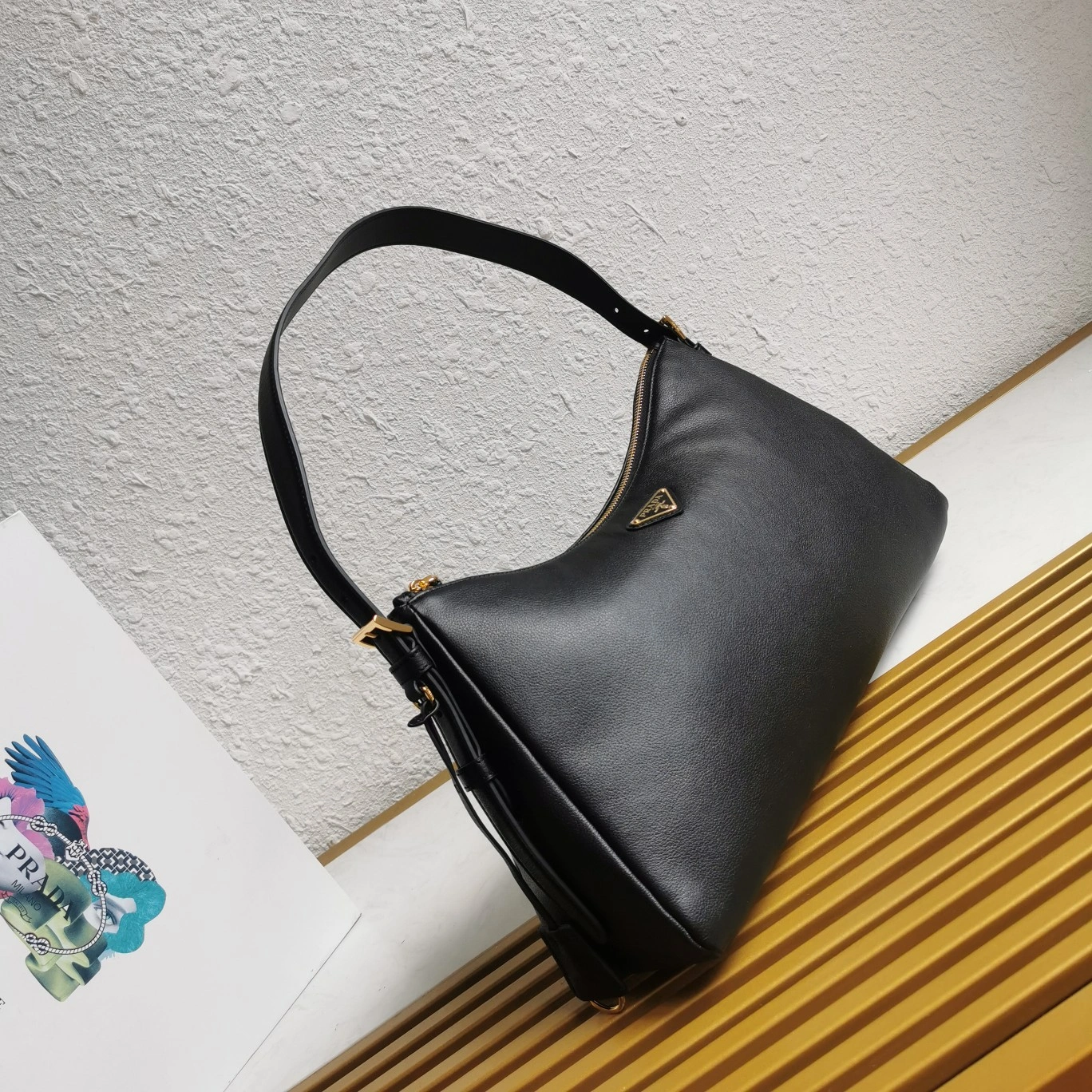 Top mirror Prada Hobo Bags