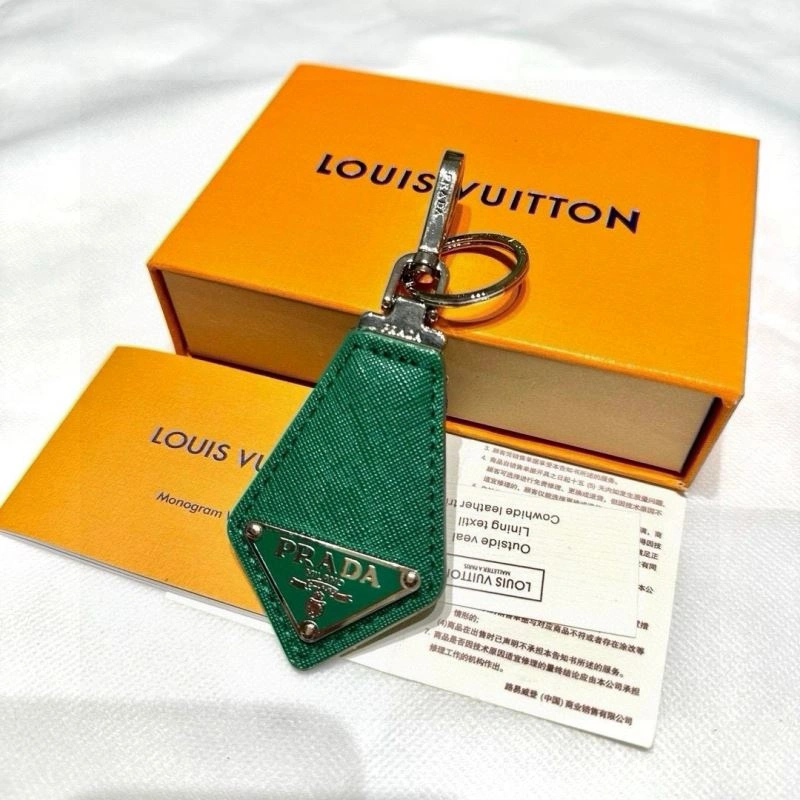 High fidelity Prada Keychains