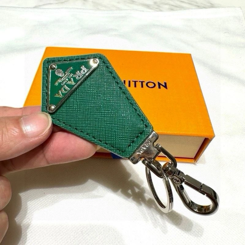 High fidelity Prada Keychains