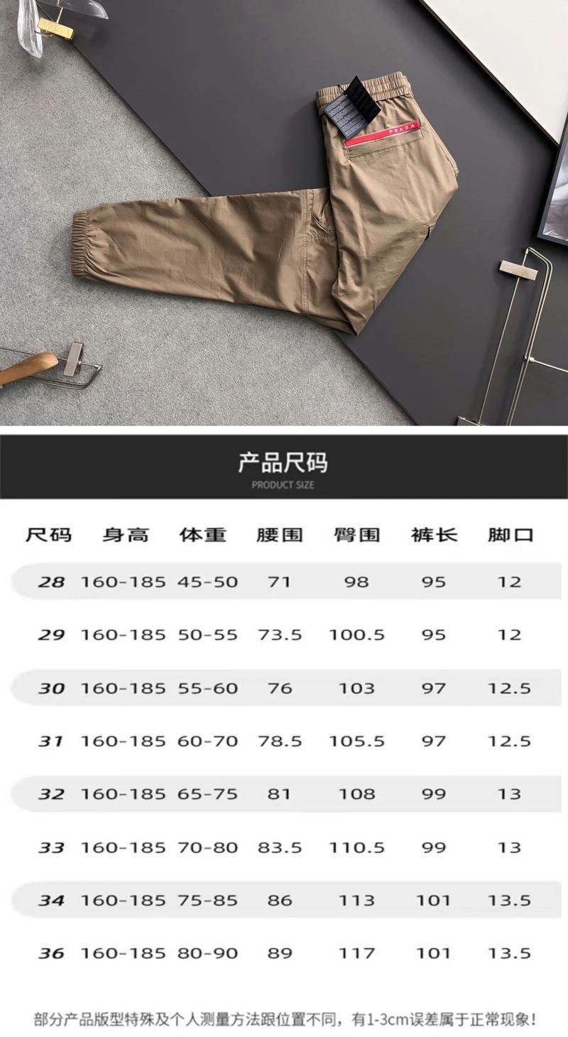 High fidelity Prada Long Pants