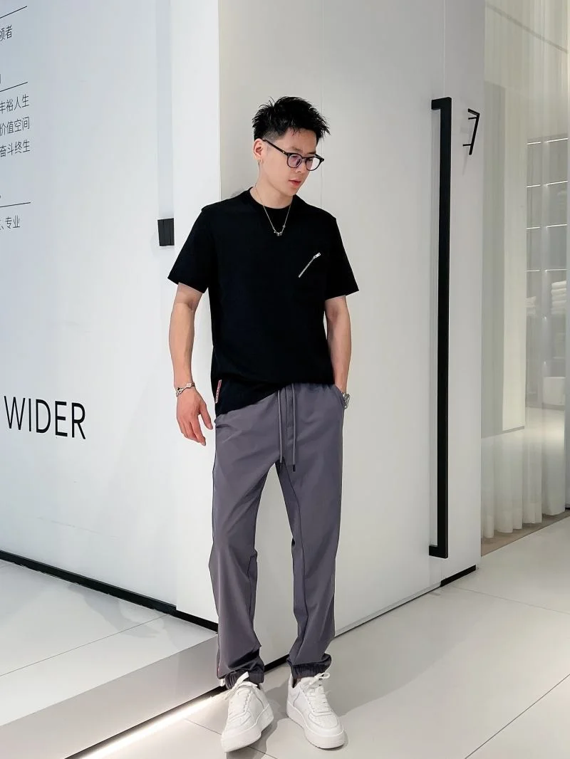 Accurate model Prada Long Pants