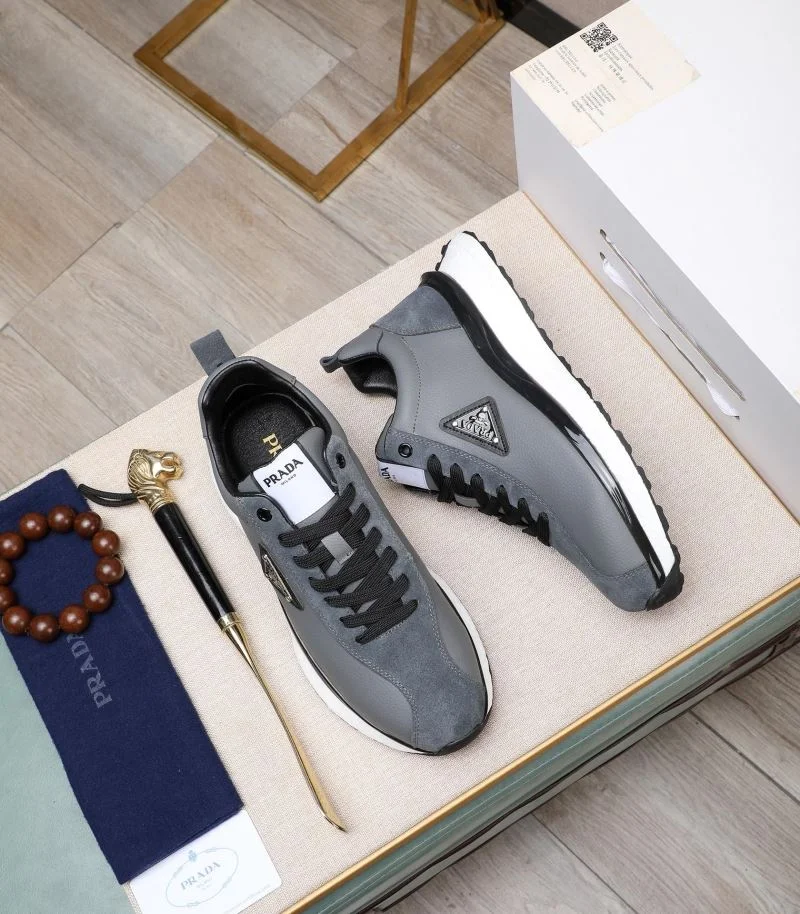 Brand-authenticated Prada Low Shoes