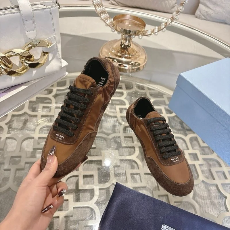 Brand-authenticated Prada Low Shoes