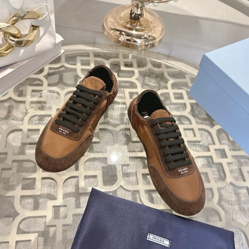 Brand-authenticated Prada Low Shoes