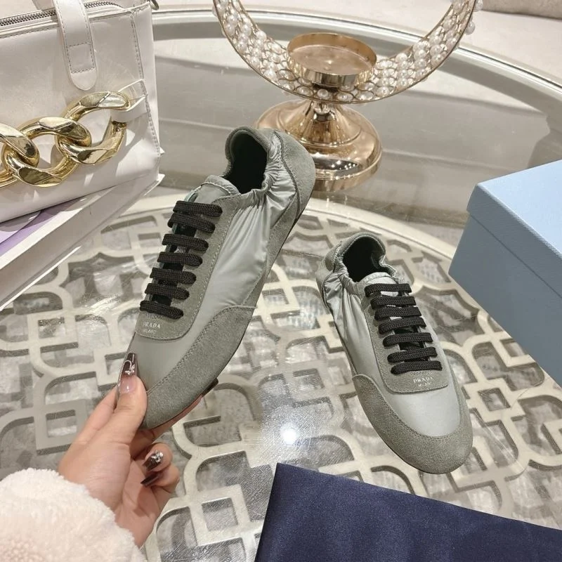 Brand-authenticated Prada Low Shoes