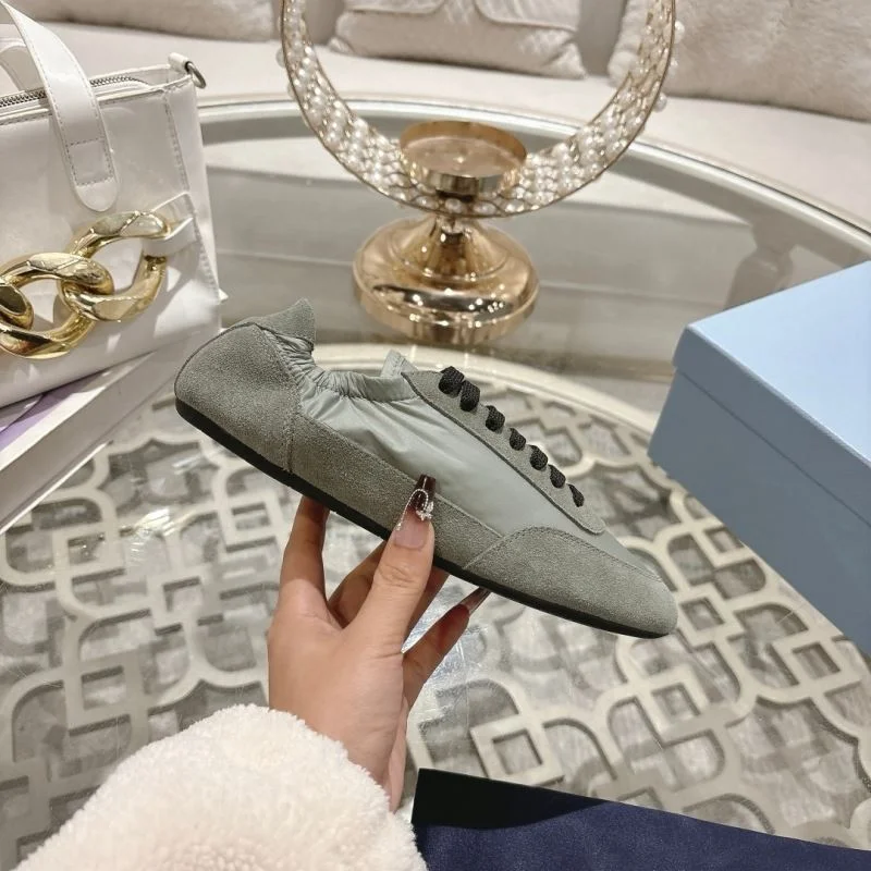 Brand-authenticated Prada Low Shoes
