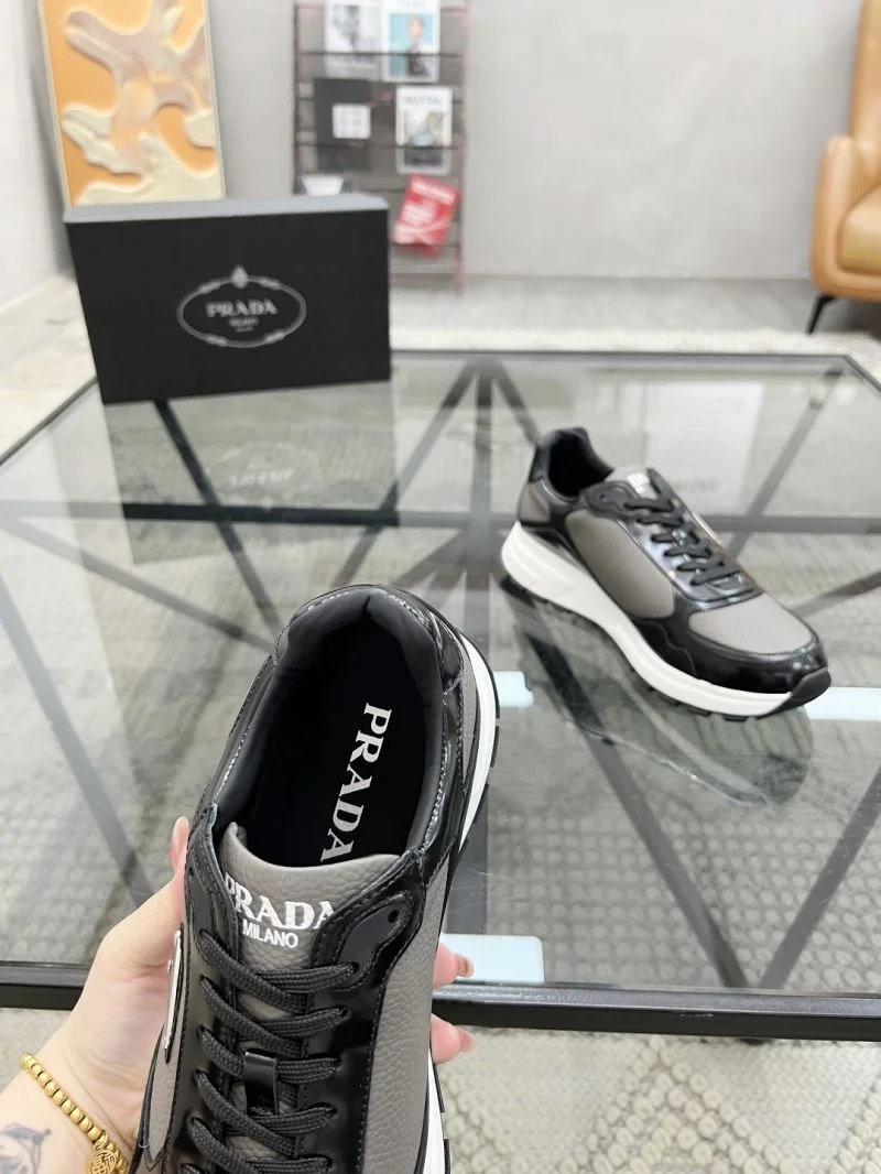 Brand-authenticated Prada Low Shoes