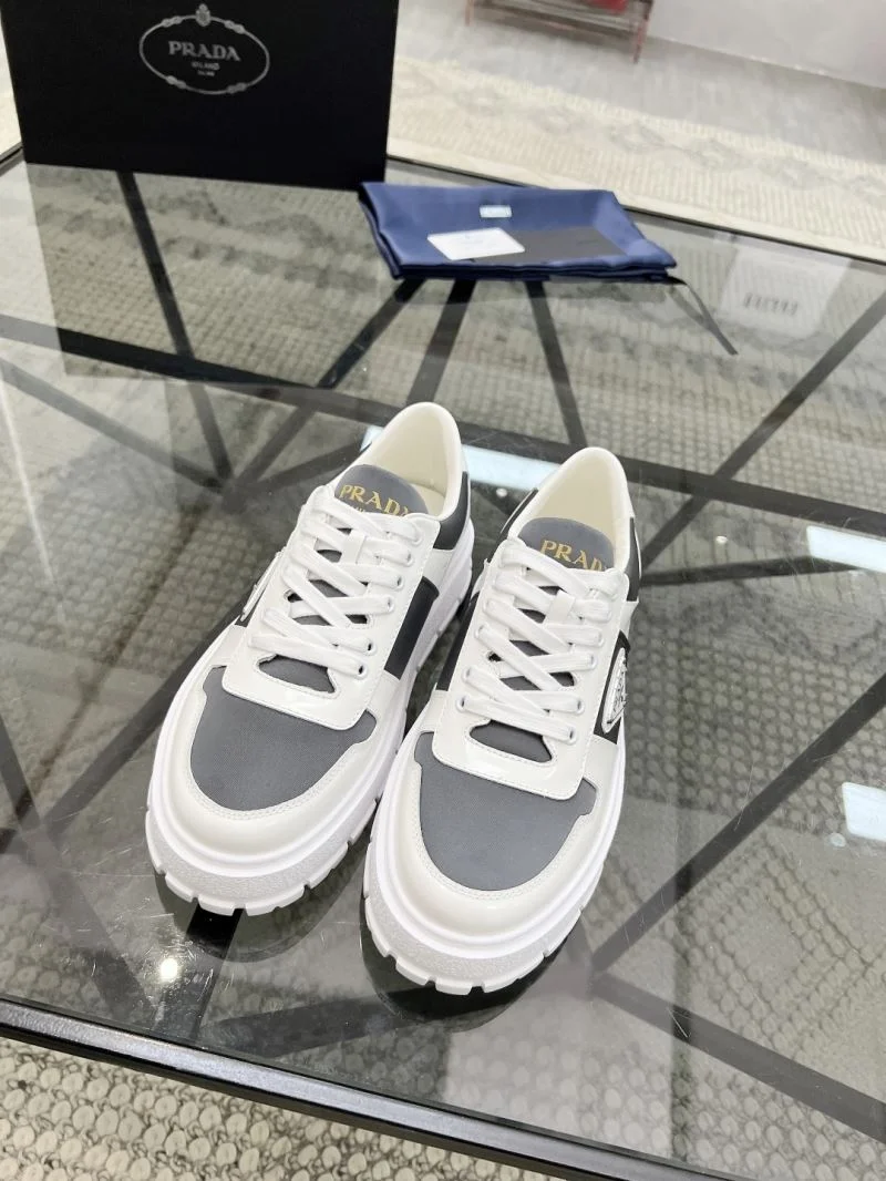 Brand-authenticated Prada Low Shoes