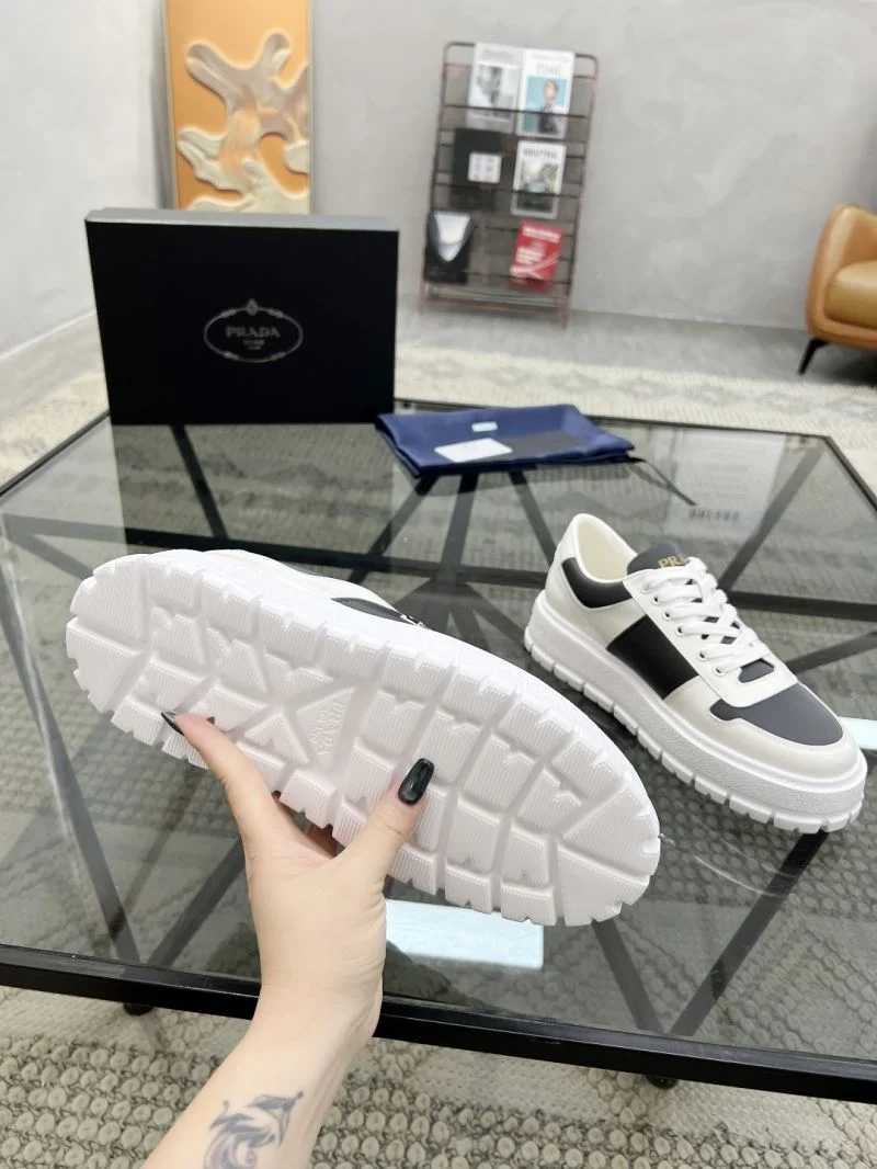 Brand-authenticated Prada Low Shoes