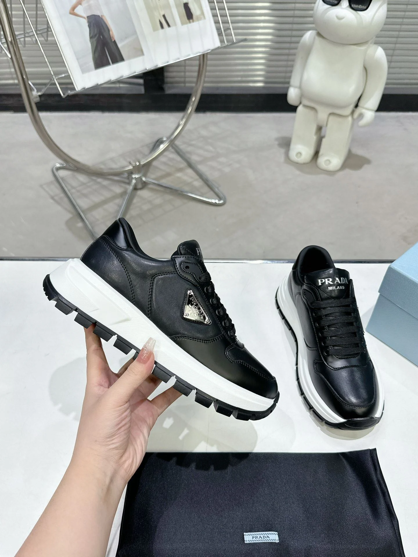 Factory-made Prada Low Shoes