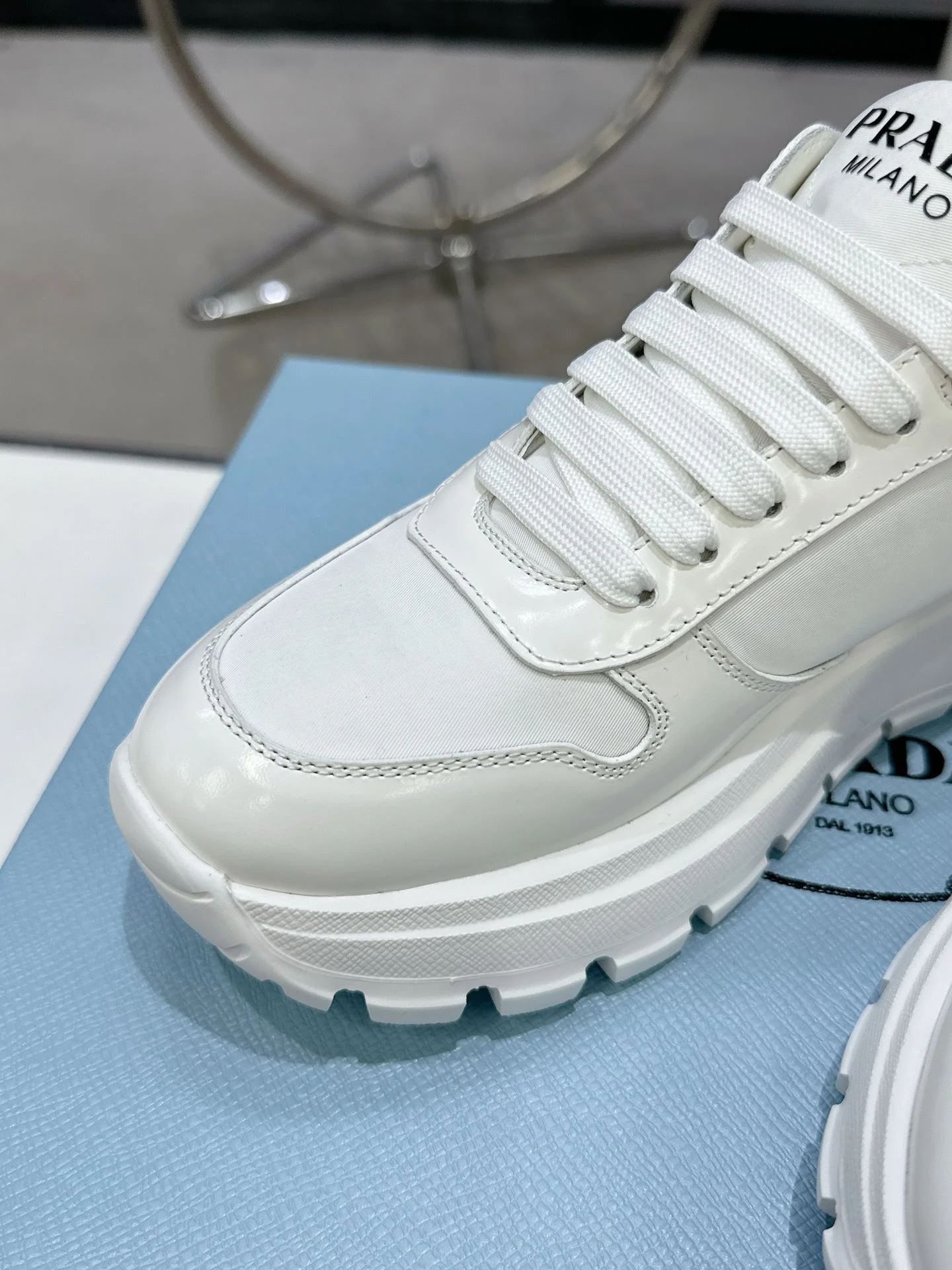 Brand-authenticated Prada Low Shoes