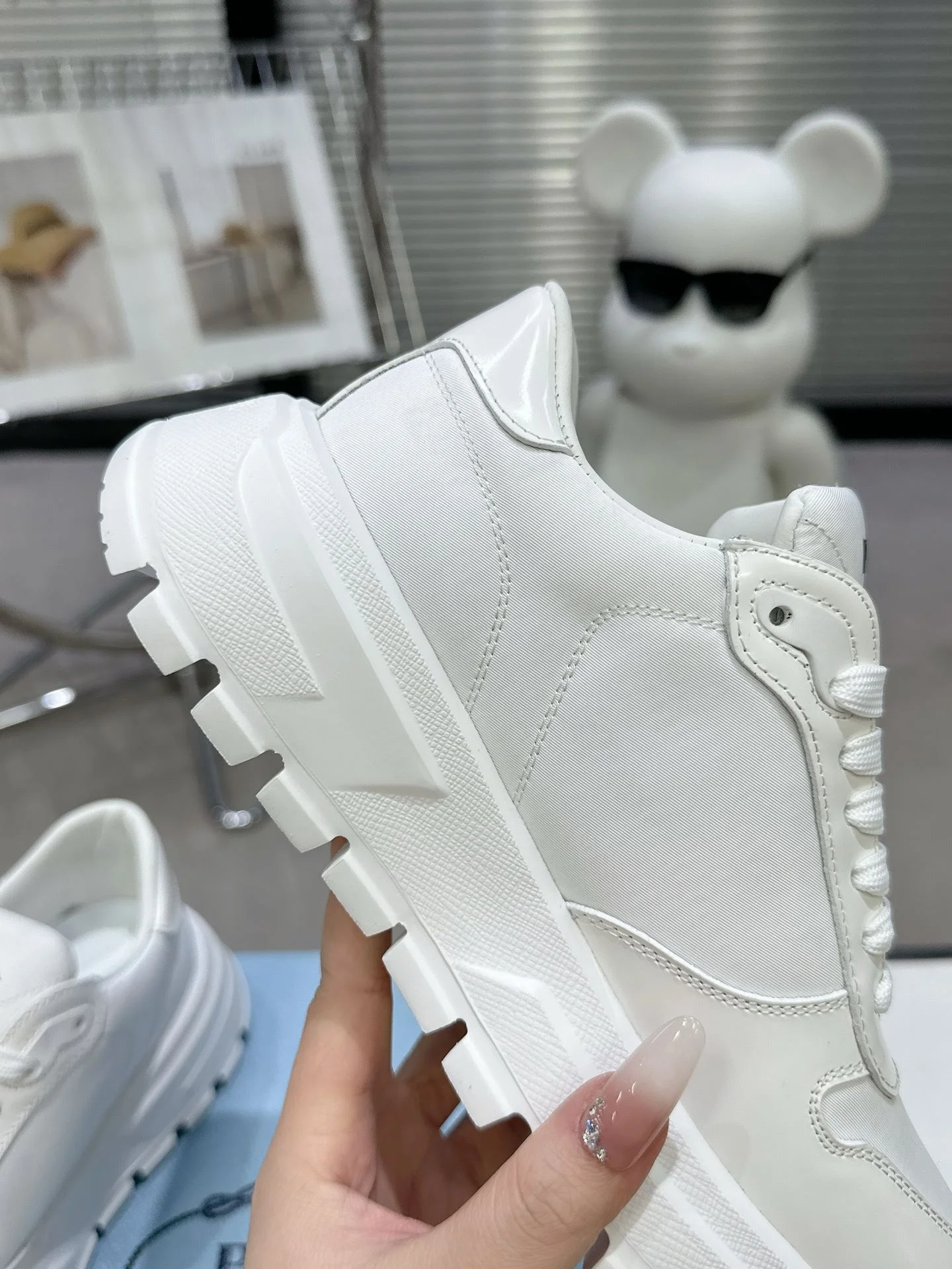 Brand-authenticated Prada Low Shoes