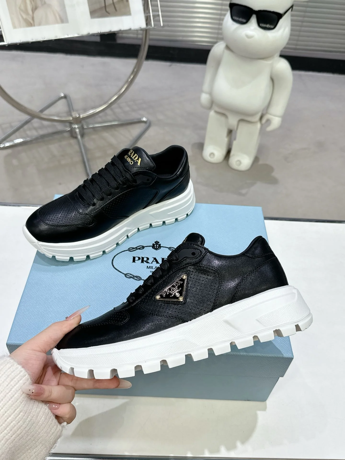 Factory-made Prada Low Shoes