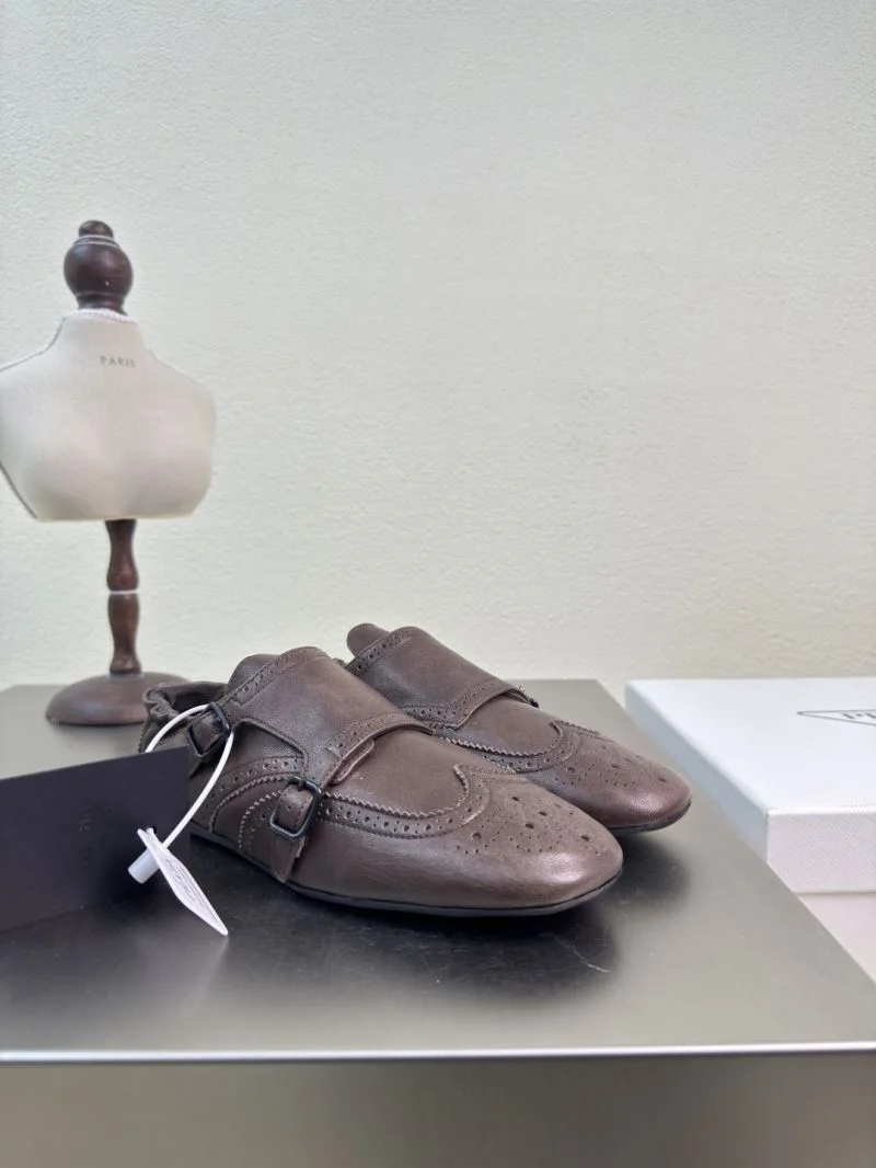 Brand-authenticated Prada Low Shoes