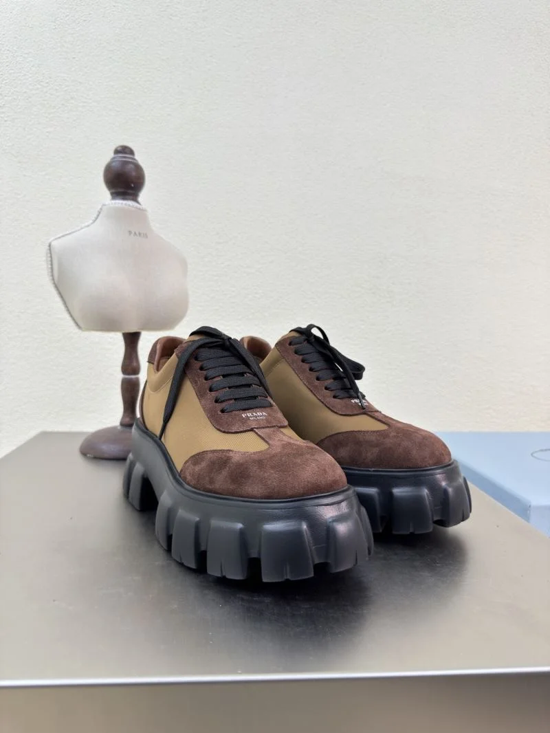 Brand-authenticated Prada Low Shoes