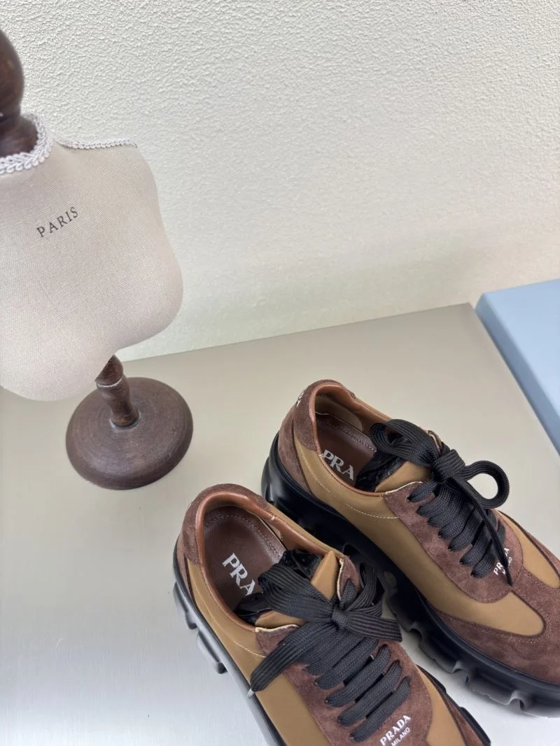 Brand-authenticated Prada Low Shoes
