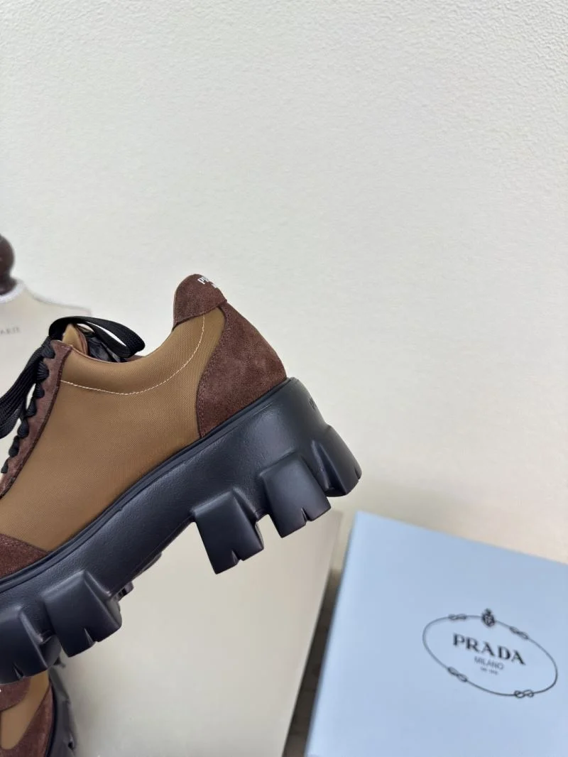 Brand-authenticated Prada Low Shoes