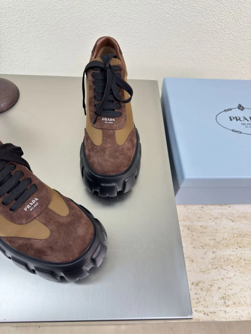 Brand-authenticated Prada Low Shoes
