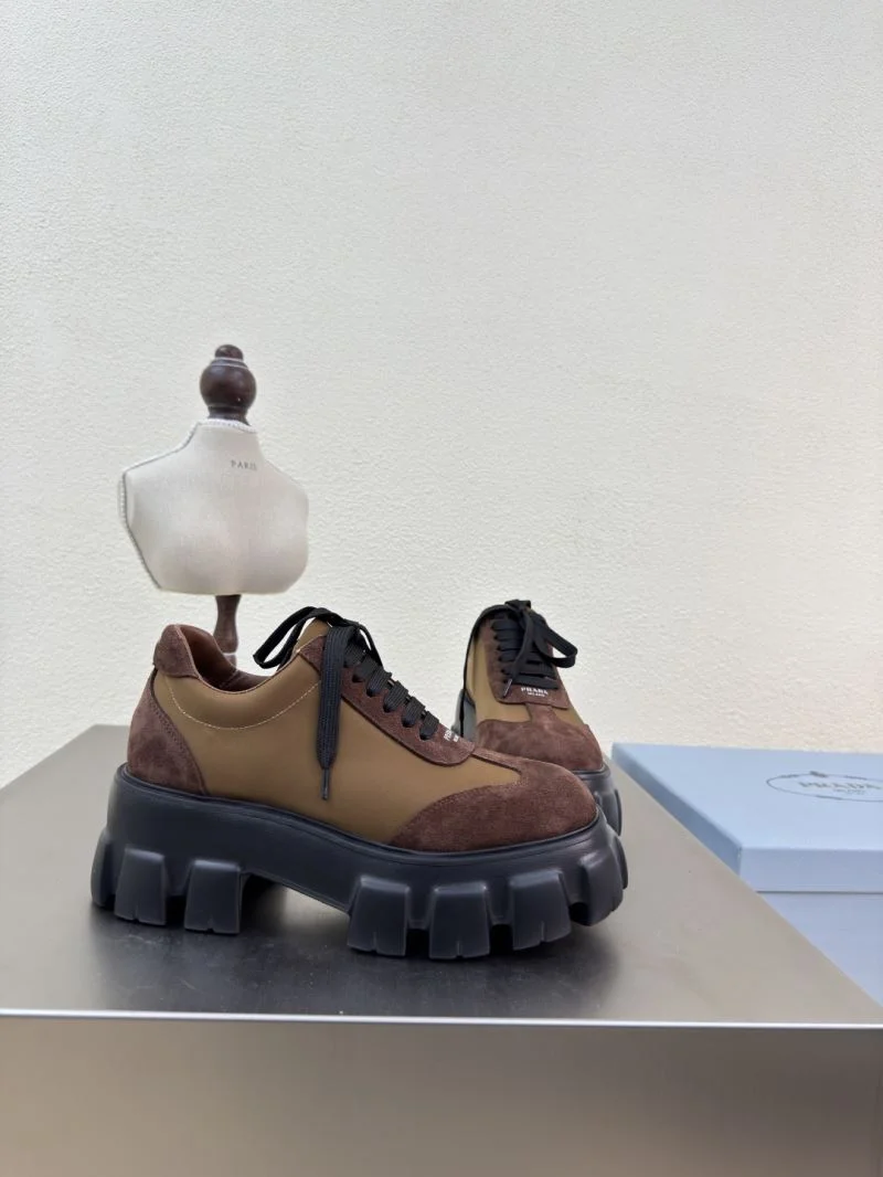 Brand-authenticated Prada Low Shoes