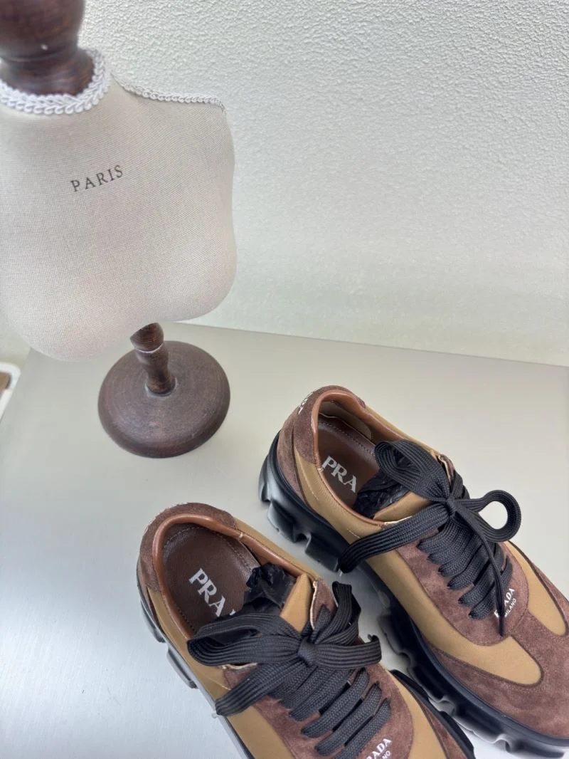Brand-authenticated Prada Low Shoes