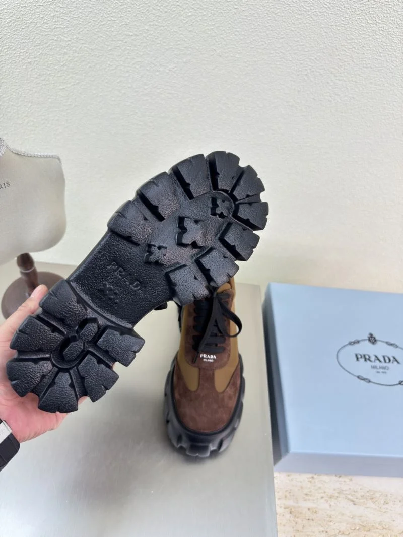 Brand-authenticated Prada Low Shoes