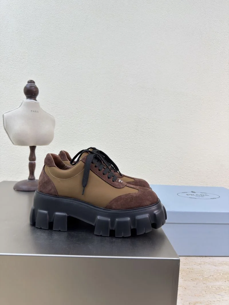 Brand-authenticated Prada Low Shoes