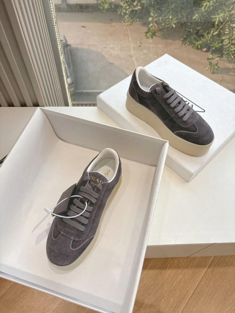 Brand-authenticated Prada Low Shoes
