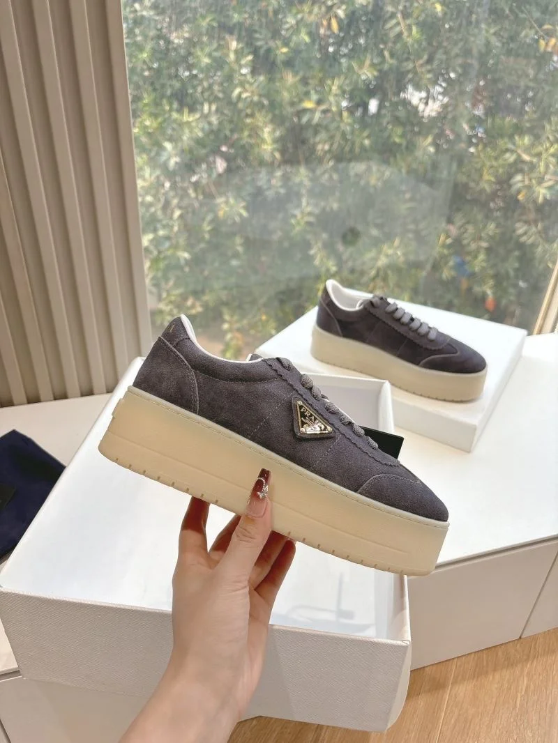 Brand-authenticated Prada Low Shoes