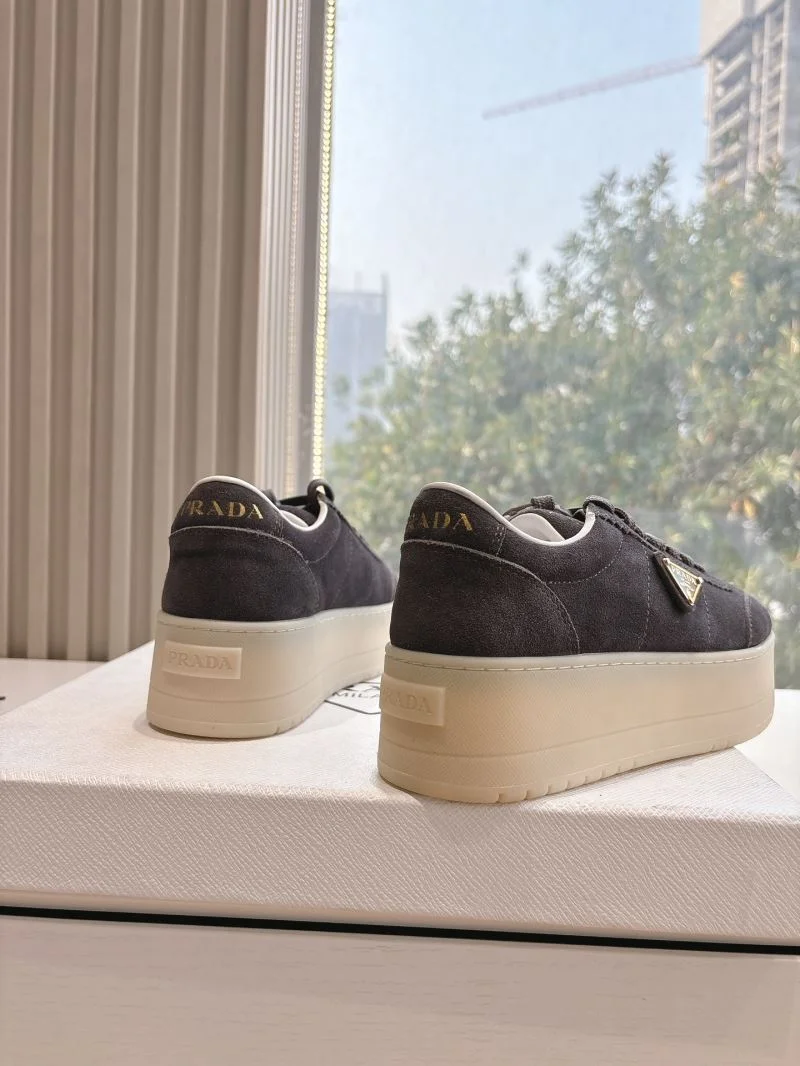 Brand-authenticated Prada Low Shoes