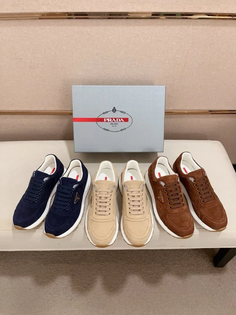 Brand-authenticated Prada Low Shoes