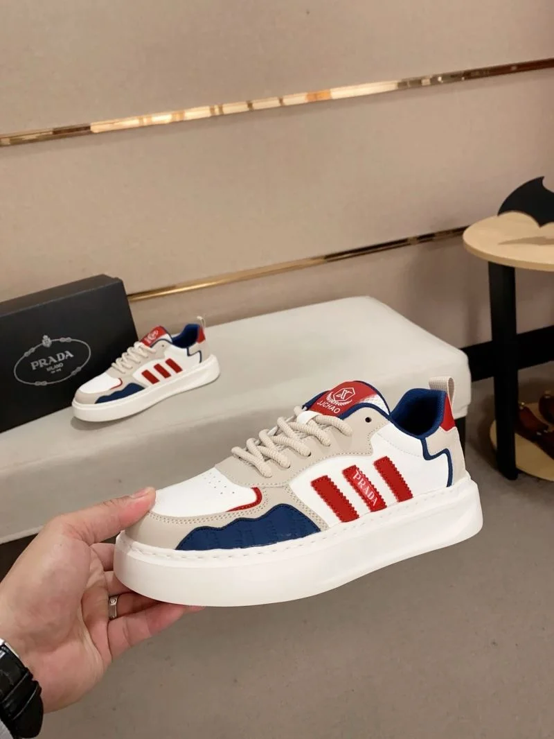 Brand-authenticated Prada Low Shoes