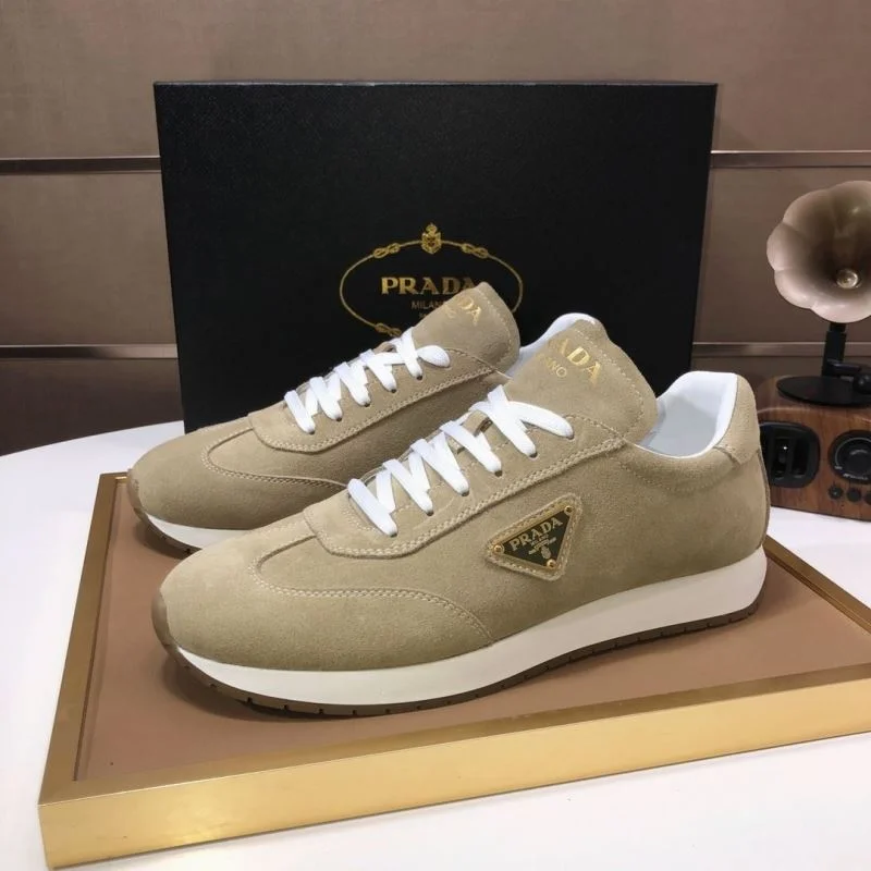 Brand-authenticated Prada Low Shoes