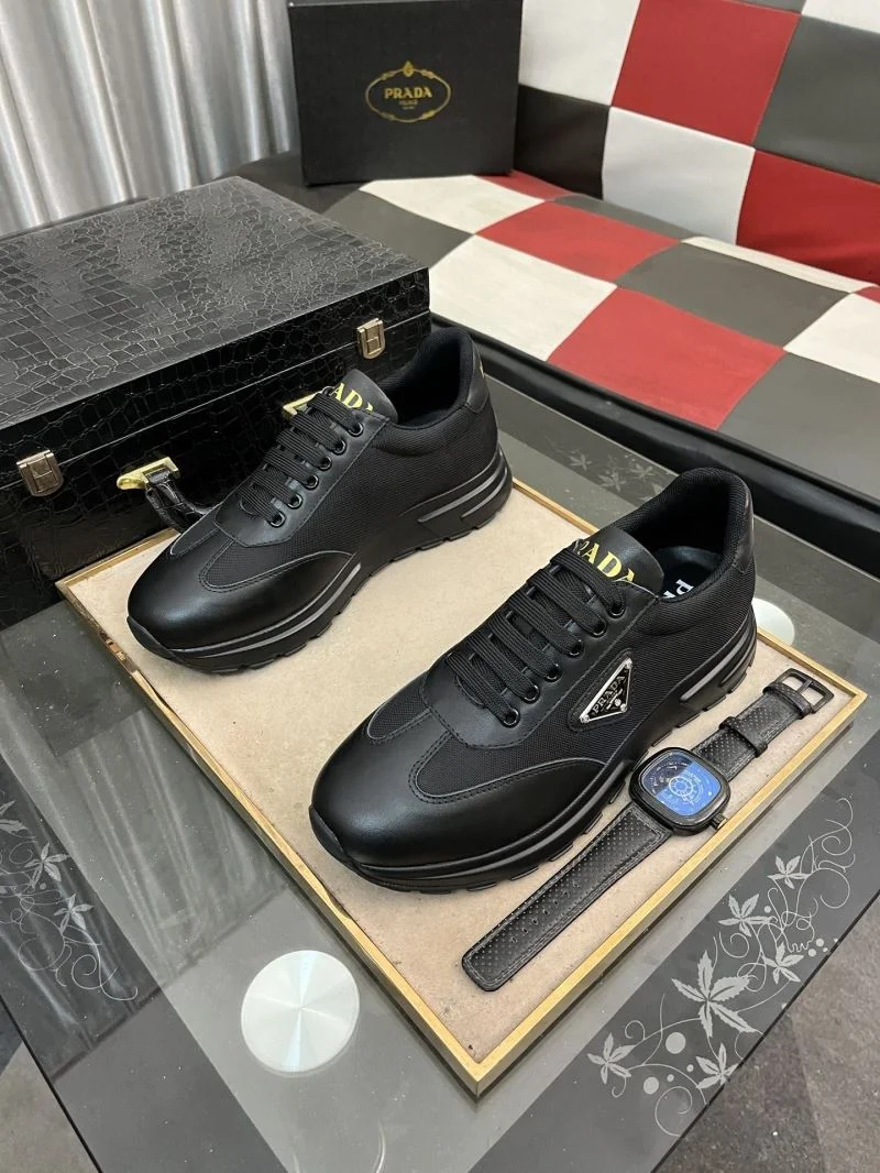 Brand-authenticated Prada Low Shoes