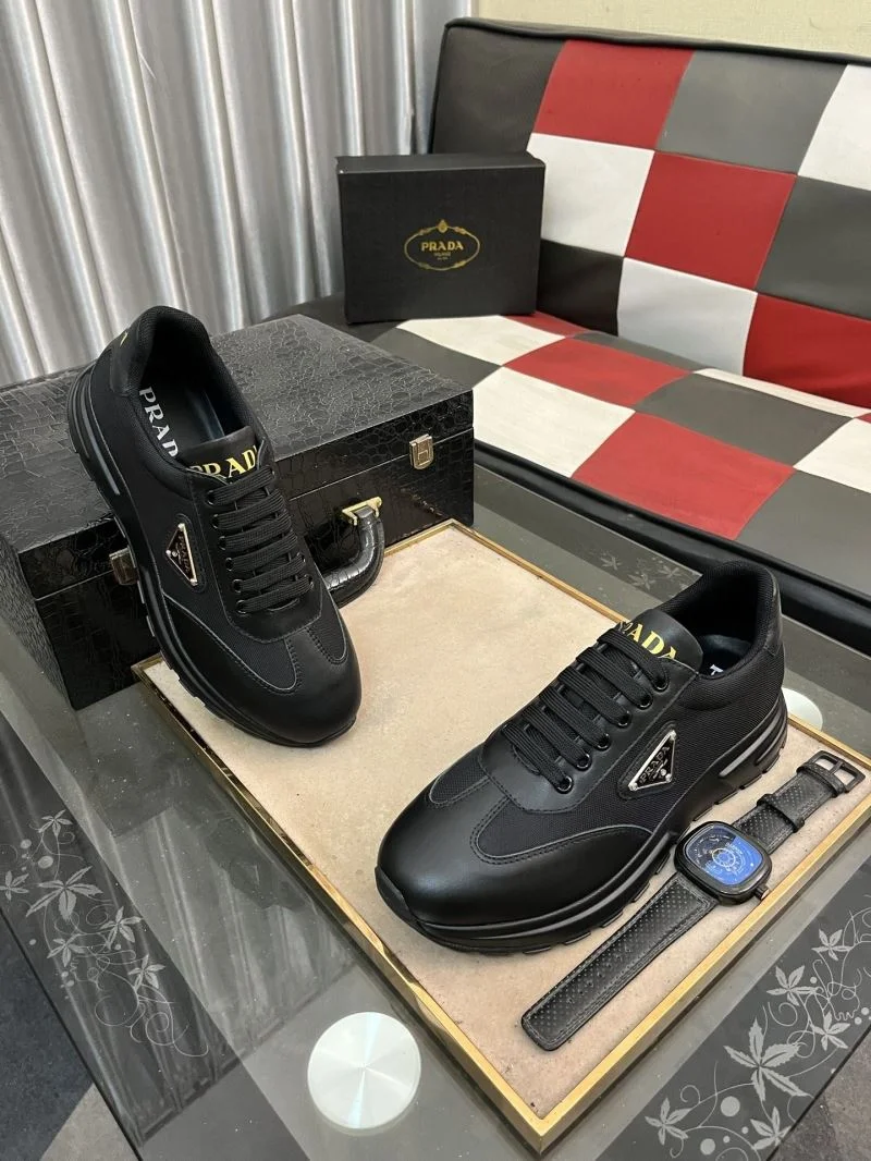 Brand-authenticated Prada Low Shoes