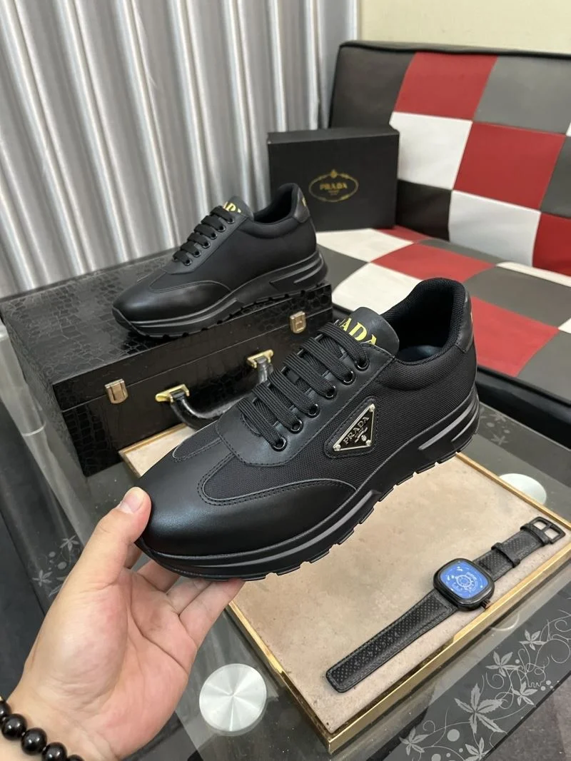 Brand-authenticated Prada Low Shoes