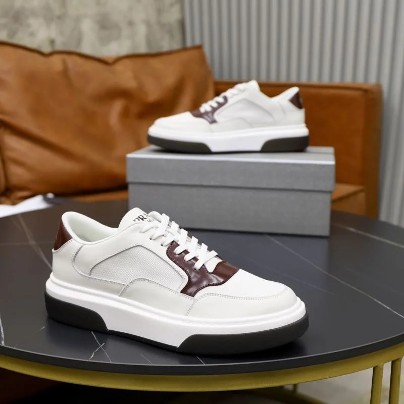 Brand-authenticated Prada Low Shoes
