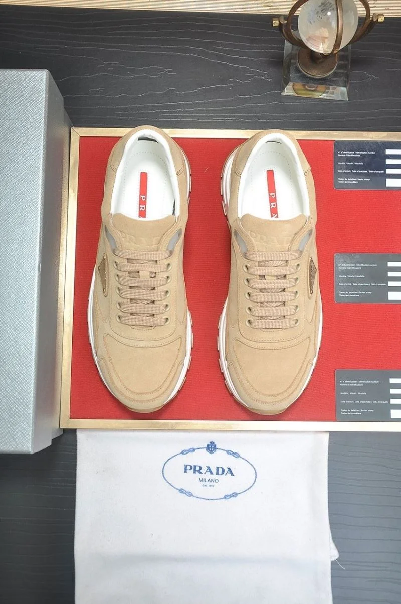 Brand-authenticated Prada Low Shoes