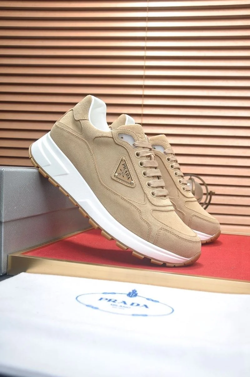 Brand-authenticated Prada Low Shoes
