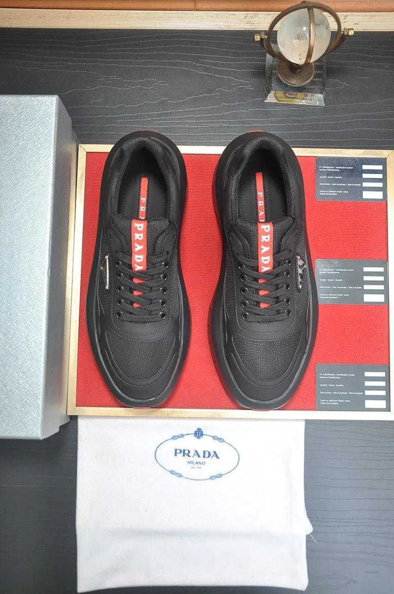 Brand-authenticated Prada Low Shoes