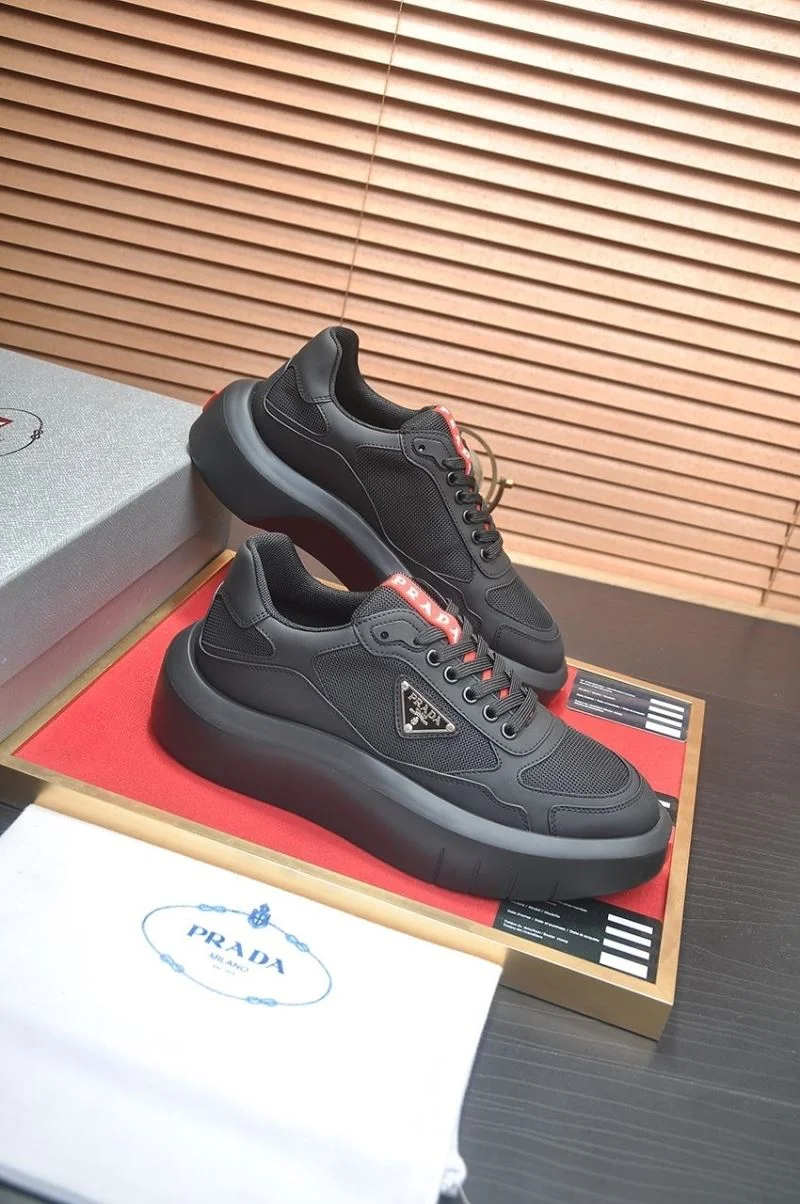 Brand-authenticated Prada Low Shoes