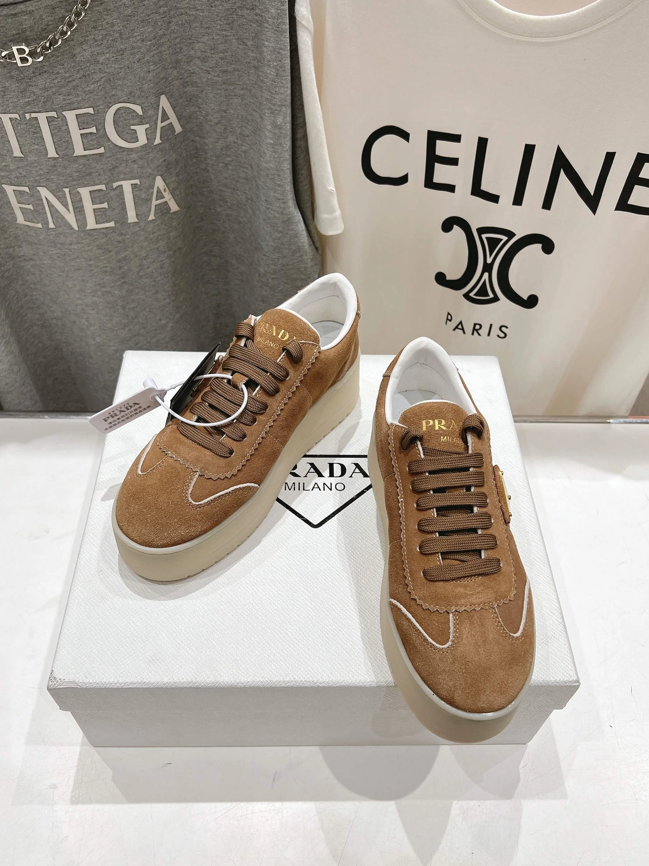 Precise copy Prada Low Shoes