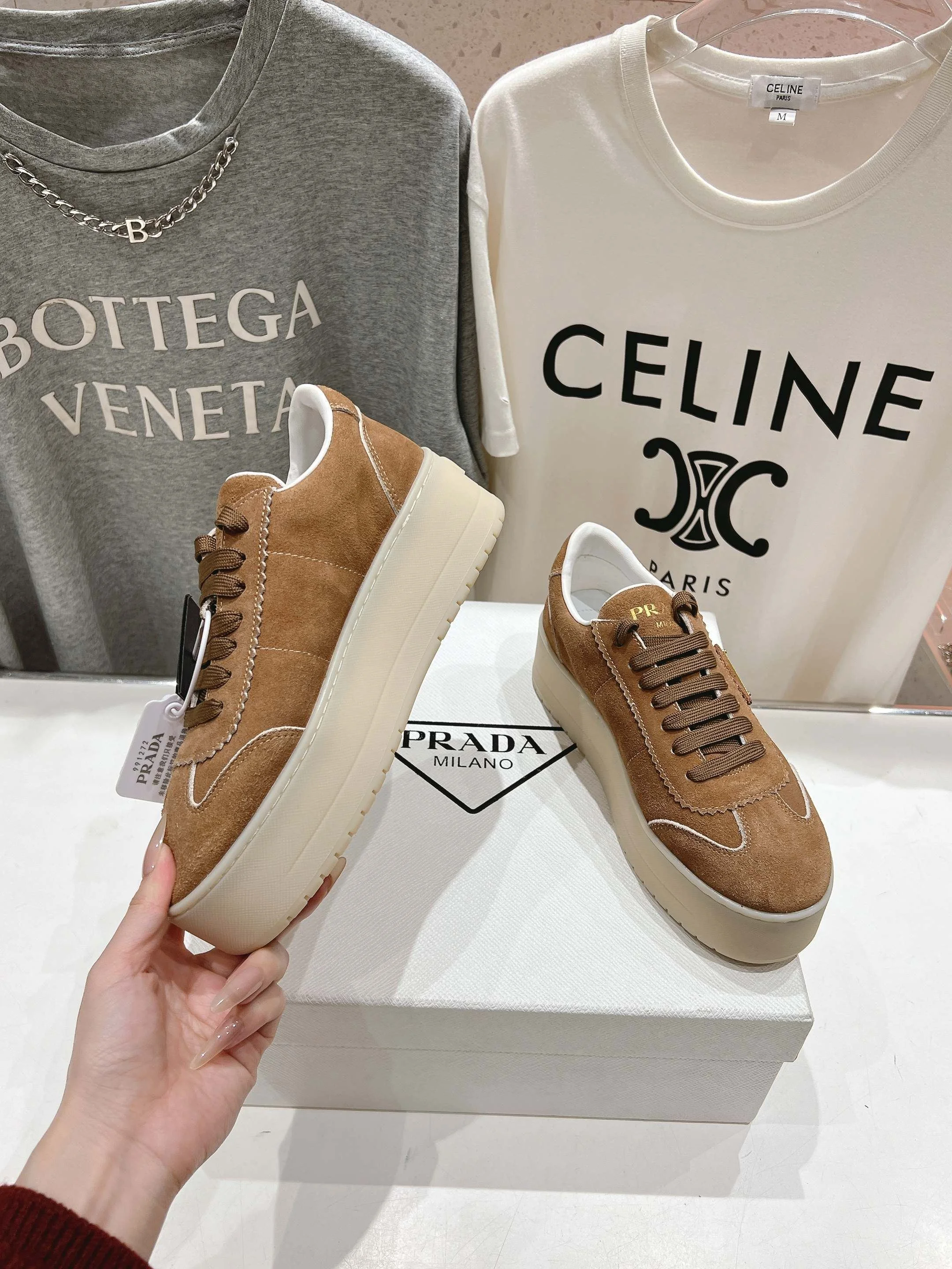 Precise copy Prada Low Shoes