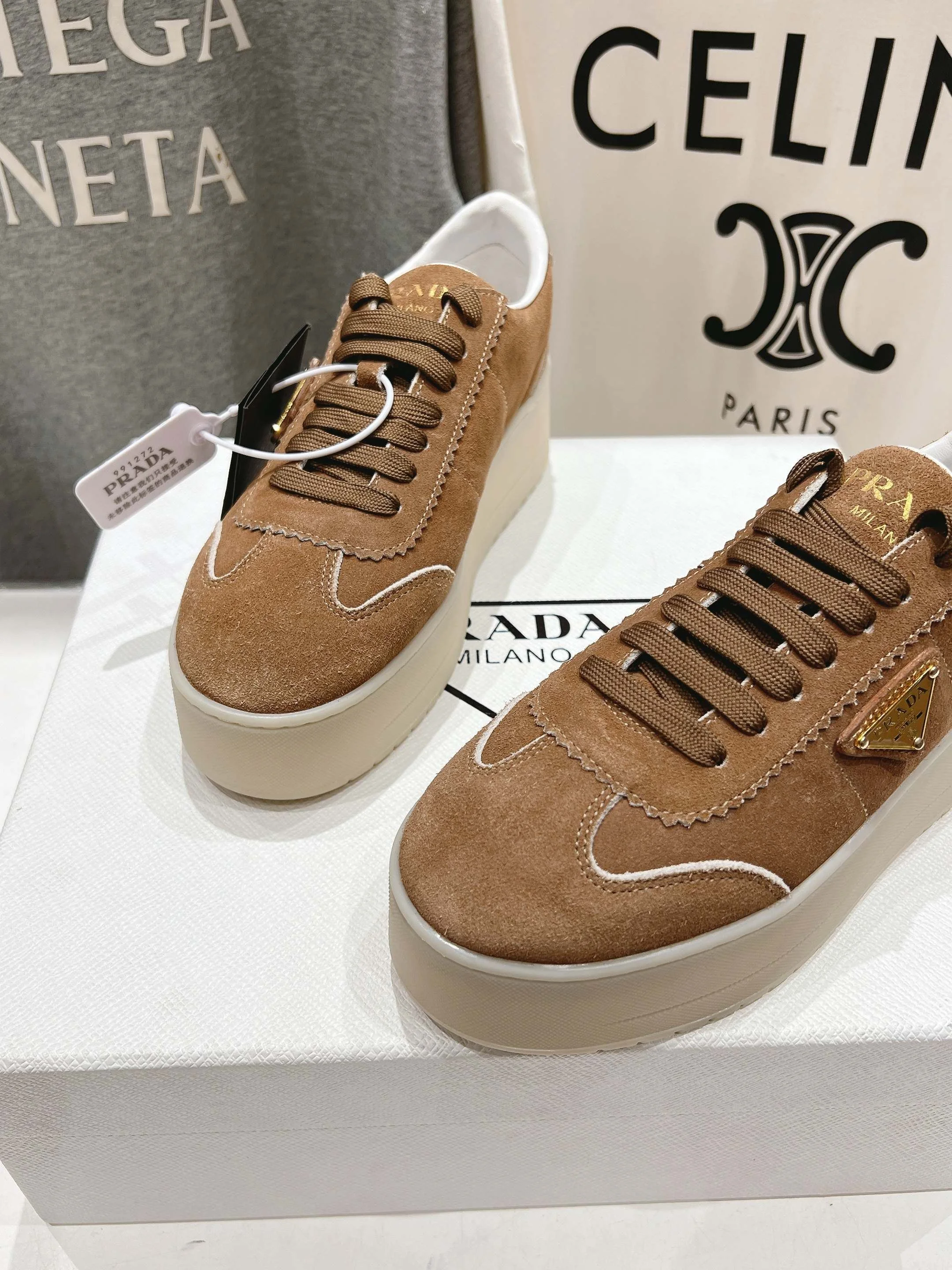Precise copy Prada Low Shoes
