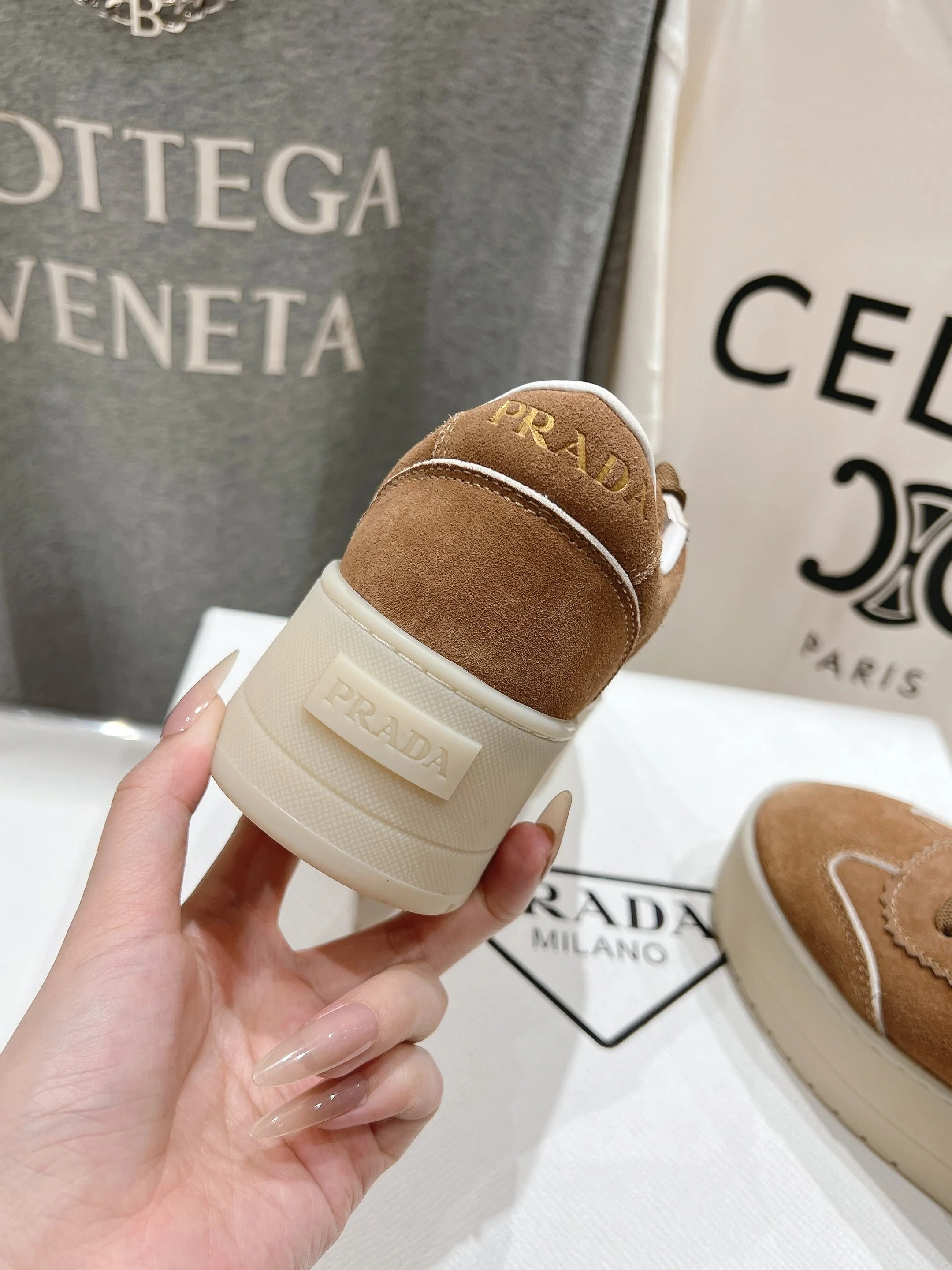 Precise copy Prada Low Shoes